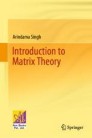 Introduction to Matrix Theory | SpringerLink