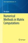 Numerical Methods in Matrix Computations | SpringerLink