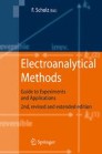 Electroanalytical Methods: Guide to Experiments and Applications | SpringerLink