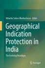 Geographical Indication Protection System in India | SpringerLink