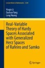 Real-Variable Theory of Hardy Spaces Associated with Generalized Herz Spaces of Rafeiro and ...