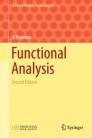 Functional Analysis: Second Edition | SpringerLink