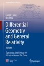 Differential Geometry and General Relativity: Volume 1 | SpringerLink