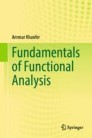 Fundamentals of Functional Analysis | SpringerLink