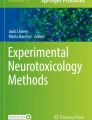 Classification of advanced methods for evaluating neurotoxicity ...