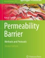 Transepithelial/Transendothelial Electrical Resistance (TEER) to Measure the Integrity of Blood ...
