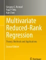 Overview of reduced-rank regression with dense and sparse coefficients, and a new estimation ...