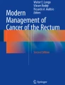 Benign and malignant tumors of the rectum and perirectal region ...
