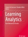 Educational Data Mining and Learning Analytics | SpringerLink