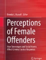 Female Perpetrators: Risks, Needs, and Pathways to Offending | SpringerLink