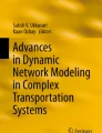 Recent Developments in Mathematical Traffic Models | SpringerLink
