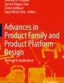 Product platform design: method and application | Research in ...