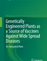 Plant-Derived Human Vaccines: Recent Developments | BioDrugs