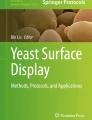 A yeast surface display platform for screening of non-enzymatic protein ...