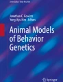 History of Behavior Genetics | SpringerLink