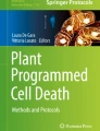 Programmed cell death of tracheary elements as a paradigm in plants ...
