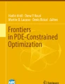 Optimization with PDE Constraints | SpringerLink