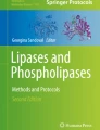 Gastric Lipase: Characteristics and Biological Function of Preduodenal ...