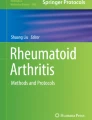 Collagen-Induced Arthritis Models | Springer Nature Link (formally ...