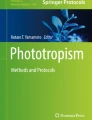 Molecular mechanism of phototropin light signaling | Journal of Plant ...