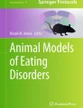Novelty-Suppressed Feeding in the Mouse | SpringerLink