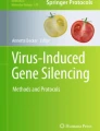 Virus-Induced Gene Silencing | SpringerLink