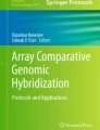 Array-Based Comparative Genomic Hybridization (aCGH) | SpringerLink