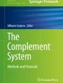 The complement system | Cell and Tissue Research