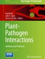A Detached Leaf Assay for Rapidly Screening Plant Pathogen-Biological ...