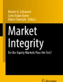 A Worldwide Examination of Exchange Market Quality: Greater Integrity ...