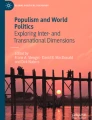 Populism and Its Definitions: Interpretations and Perspectives of a ...