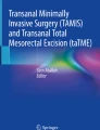 Trans-anal minimally invasive surgery (TAMIS) versus trans-anal ...