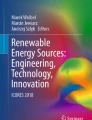 Performance analysis and optimization in renewable energy systems: a ...