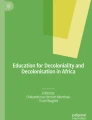 Decolonizing Philosophies of Education | SpringerLink
