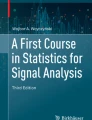 Spectral Analysis of Signals | Springer Nature Link (formerly SpringerLink)