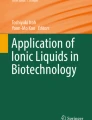 Cholinium amino acid-based ionic liquids | Biophysical Reviews