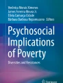 Poverty and Stigma | Psychological Studies