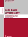 A Key Recovery Attack on MDPC with CCA Security Using Decoding Errors | SpringerLink