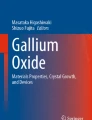 Growth of gallium oxide bulk crystals: a review | The European Physical ...