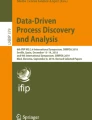 Process Analytics: Concepts and Techniques for Querying and Analyzing Process Data | SpringerLink