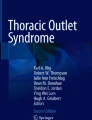 Passive and Active Rehabilitation After First Rib Resection | SpringerLink