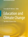 Climate justice in higher education: a proposed paradigm shift towards ...