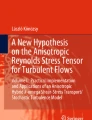 The k- $$\omega $$ Shear-Stress Transport (SST) Turbulence Model ...