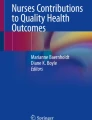 Nursing Workforce Issues and the Impact to Patient Safety | SpringerLink