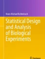 Introduction to Experimental Design | Springer Nature Link