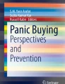 Analyzing the impact of panic purchasing and customer behavior on ...