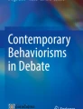 Some Criticisms of Behaviorism | SpringerLink