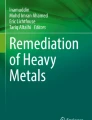 Extraction of heavy metals from water using chelating agents: a ...