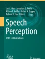 Speech perception: a model of word recognition | The European Physical ...