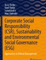 Corporate Social Responsibility (CSR) | Springer Nature Link